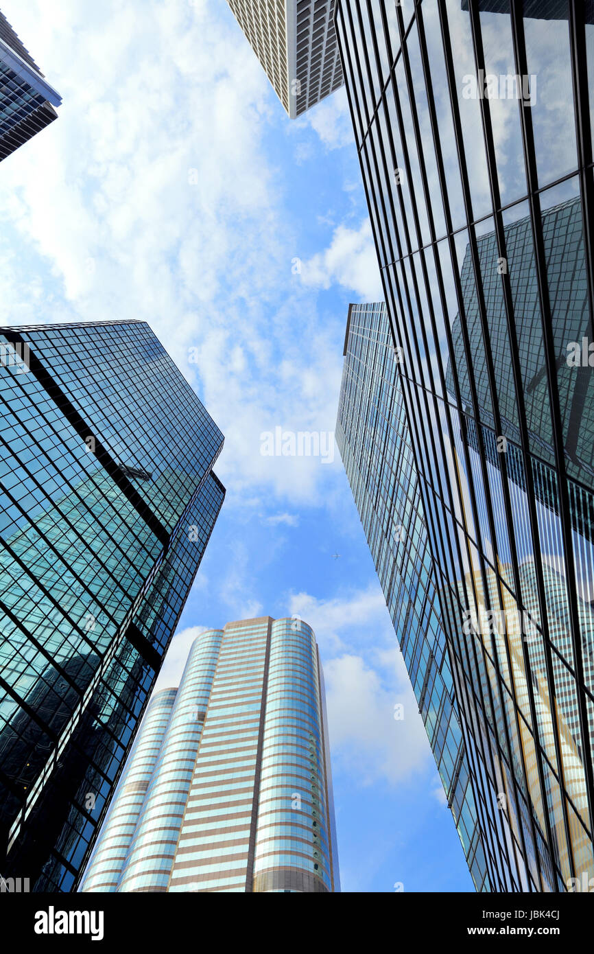 Modern building to sky Stock Photo - Alamy