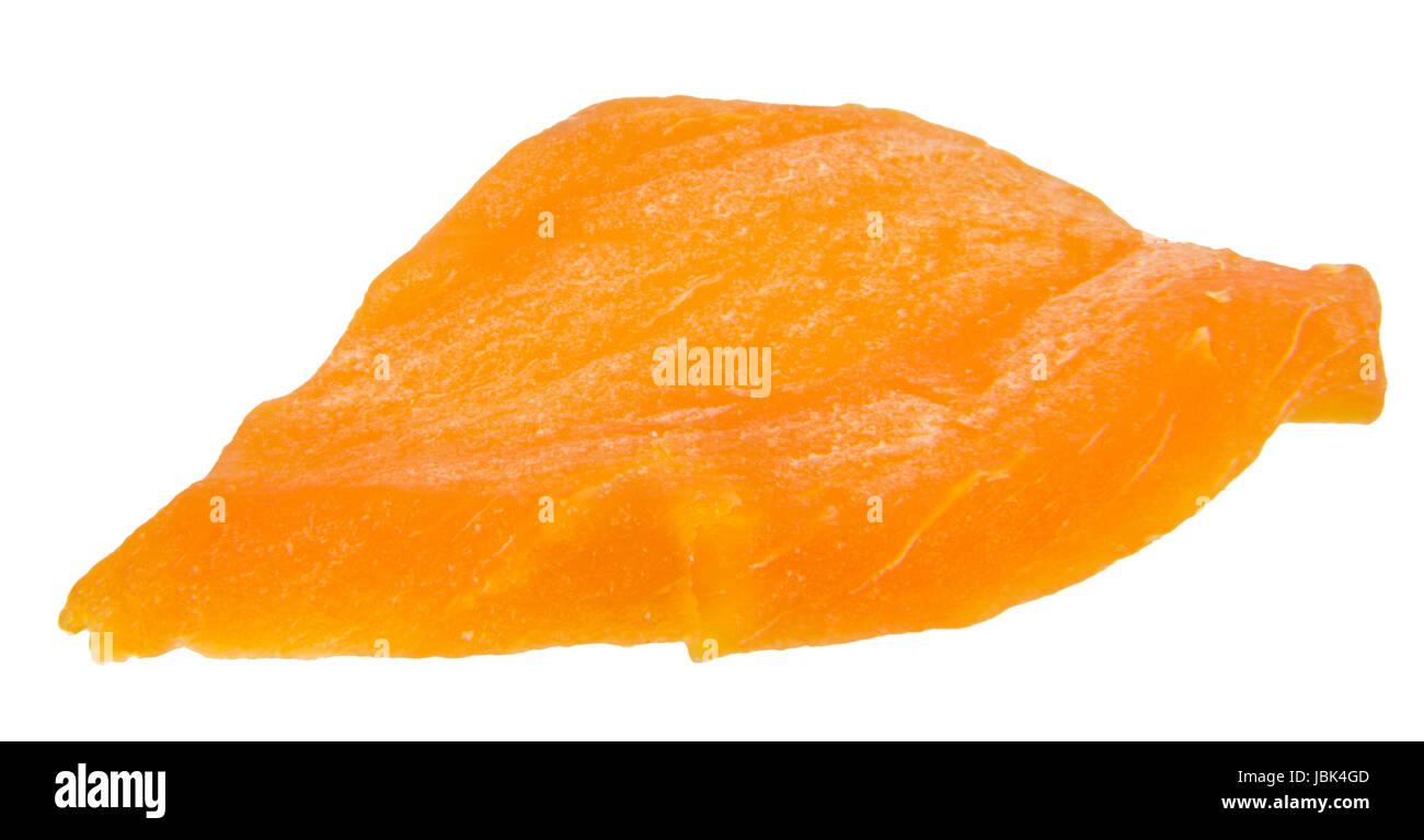 close up of dried sweet potato isolated on white background Stock Photo ...