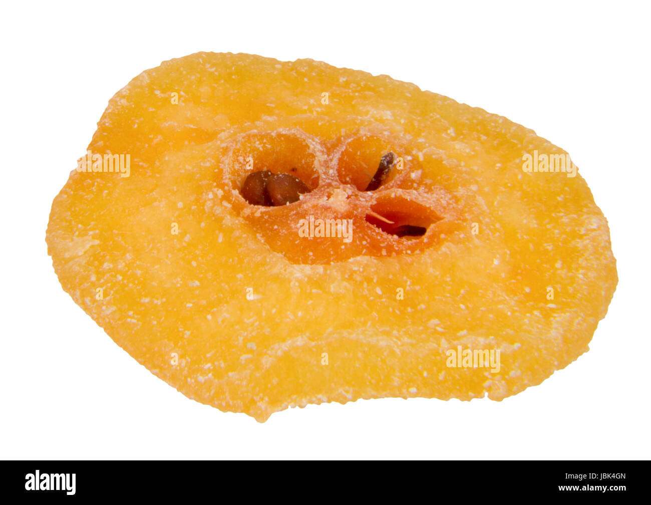 close up of dried pear isolated on white background Stock Photo - Alamy