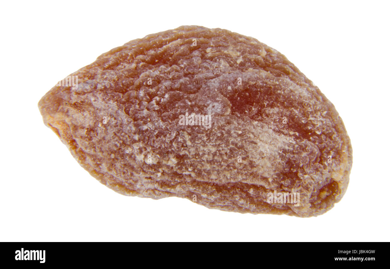 close up of dried plum candy isolated on white background Stock Photo ...