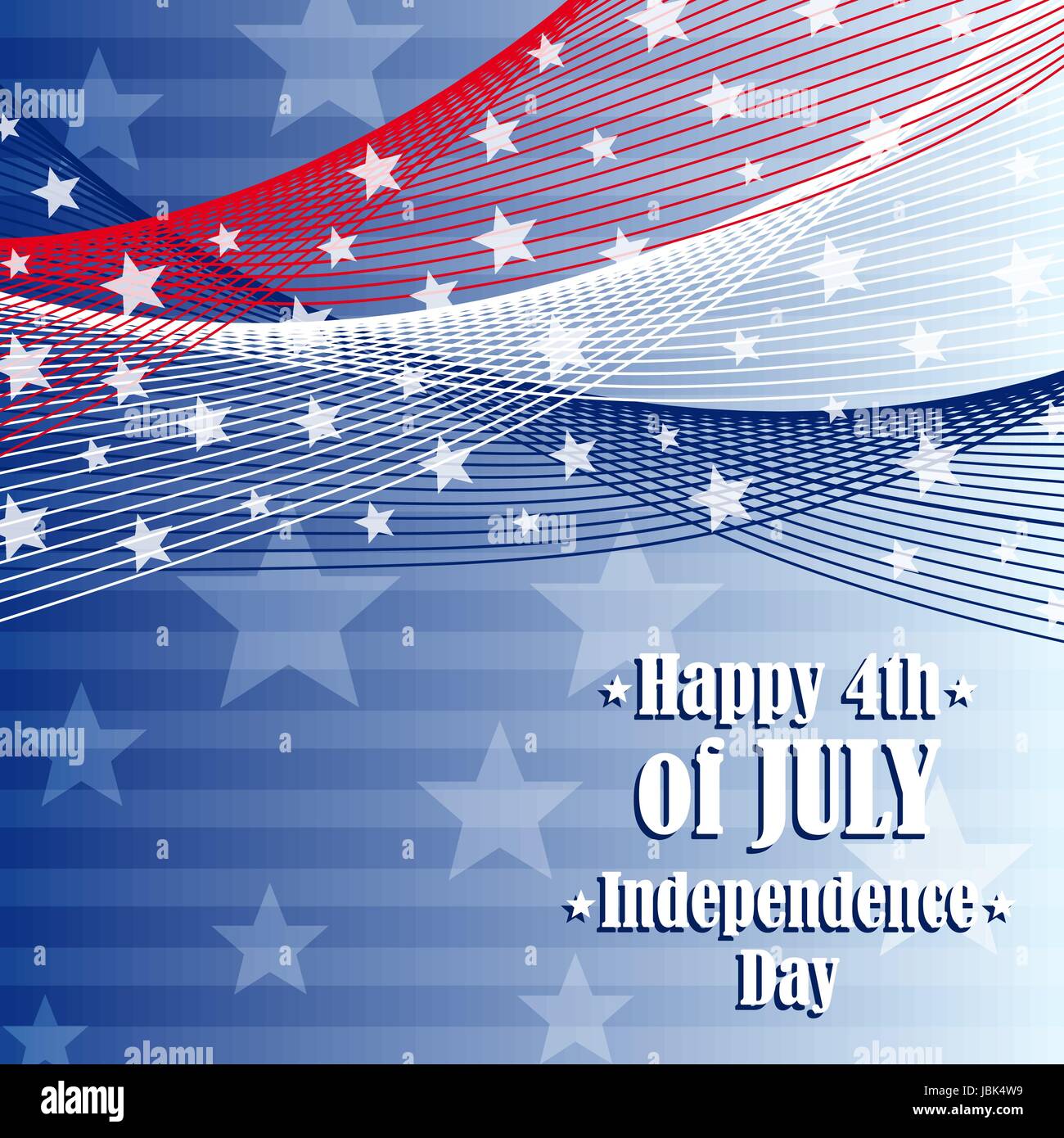 Fourth july postcard Stock Vector Images - Alamy
