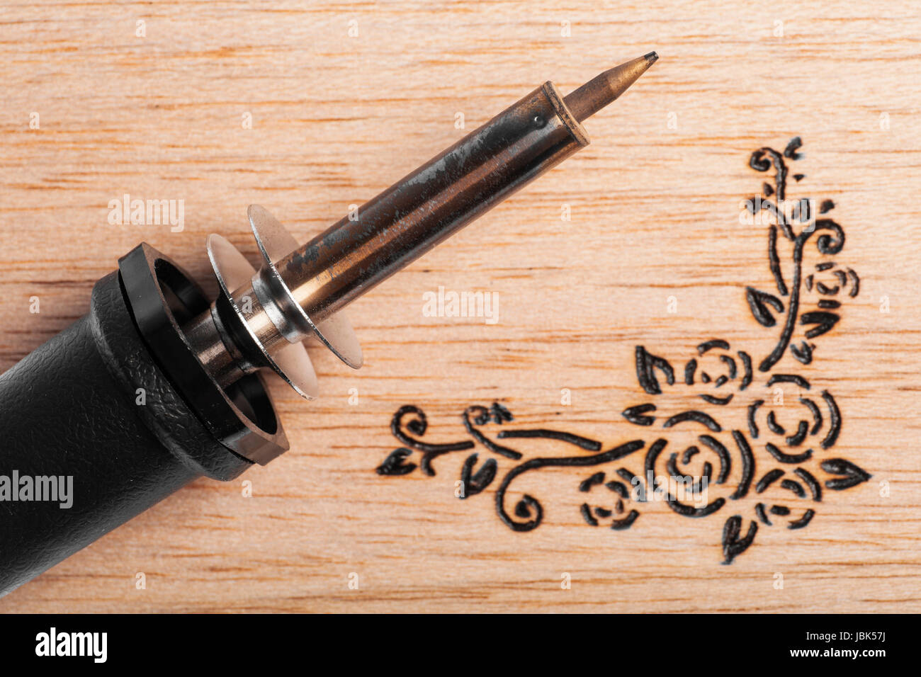 Pyrography design hi-res stock photography and images - Alamy
