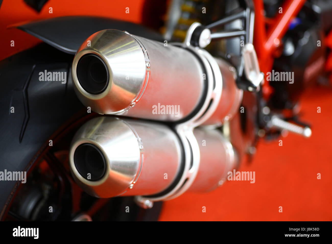 Muffler cycle hi-res stock photography and images - Alamy