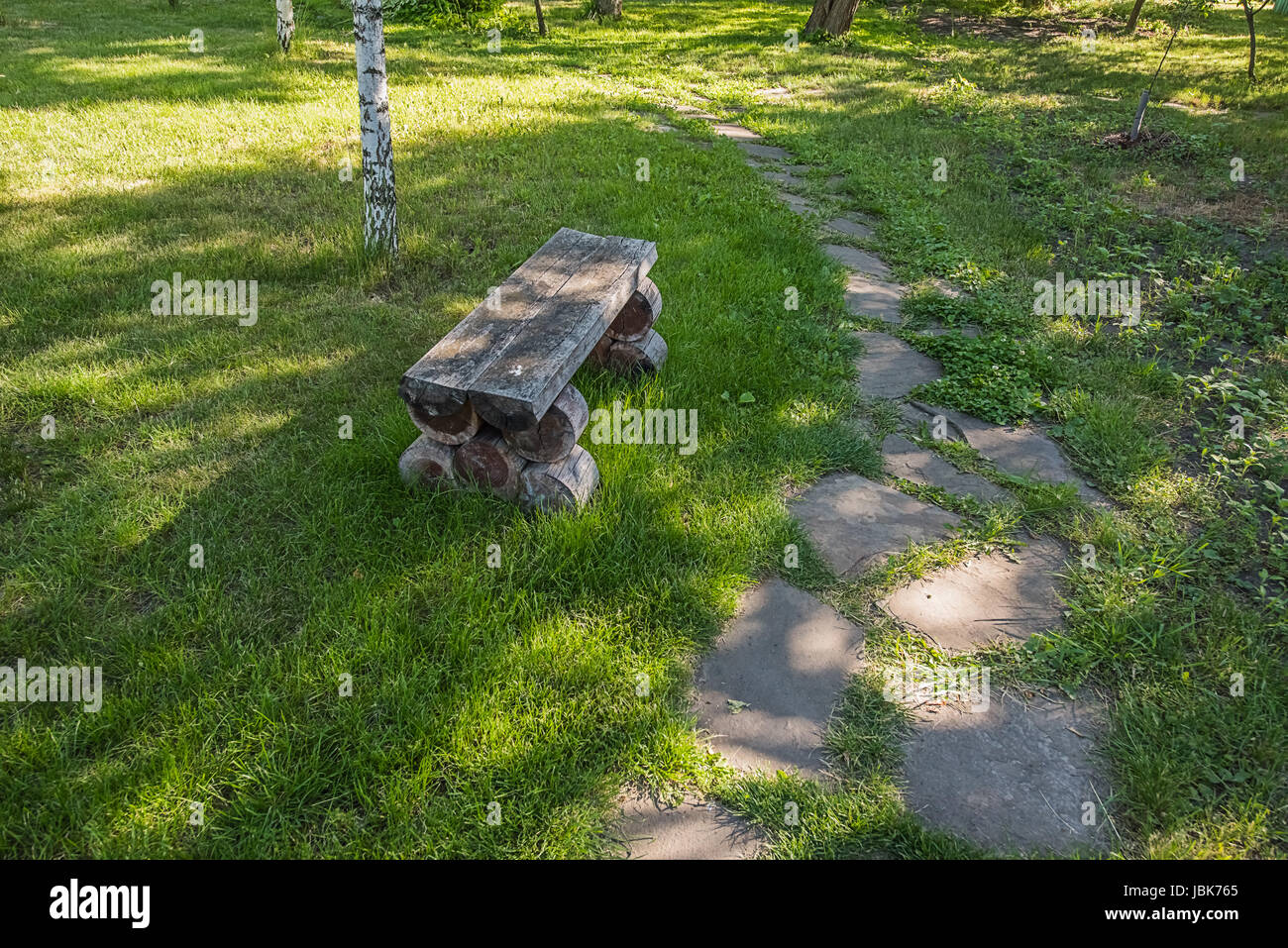 White birch trees in garden hi-res stock photography and images - Alamy