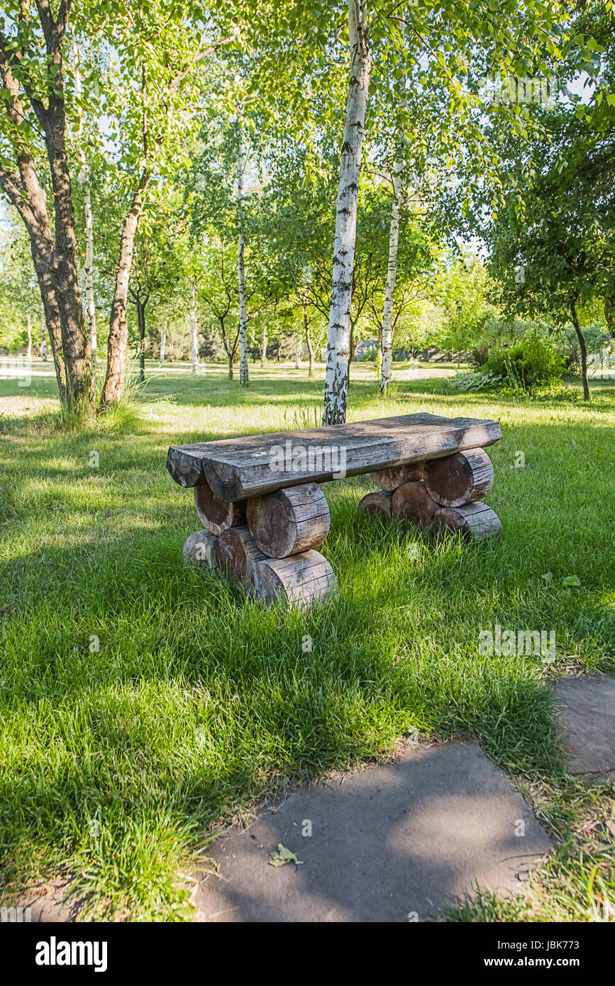 White birch trees in garden hi-res stock photography and images - Alamy