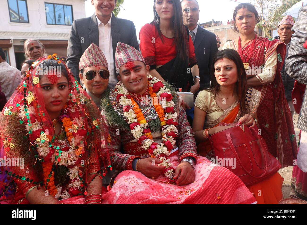 Nepali Traditional wedding ceremony bright and bright groom Stock Photo ...