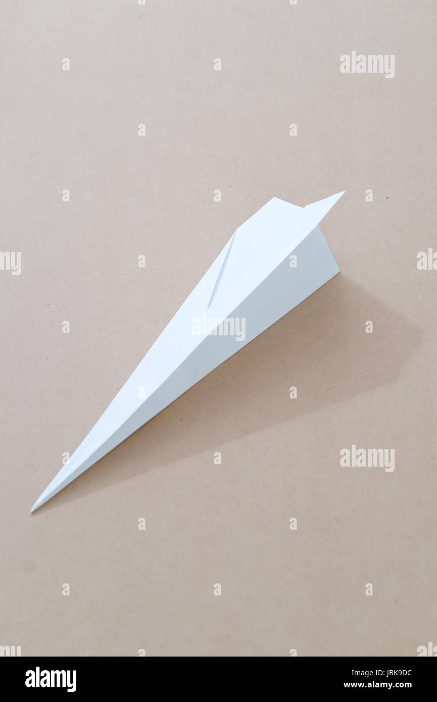 A close up shot of a paper plane Stock Photo - Alamy