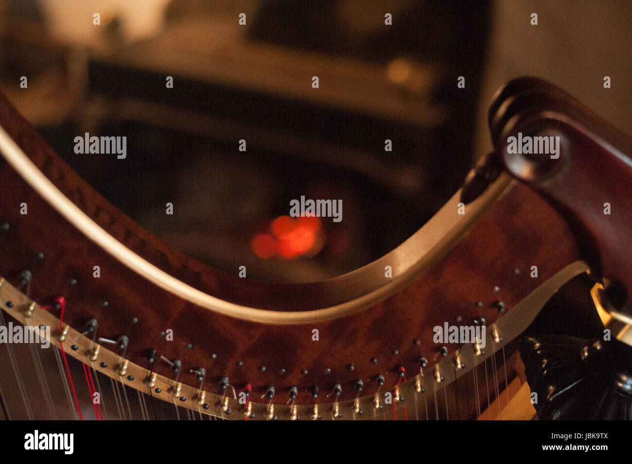 one of 16 pictures of the welsh Triple Harp taken in natural light at a ...