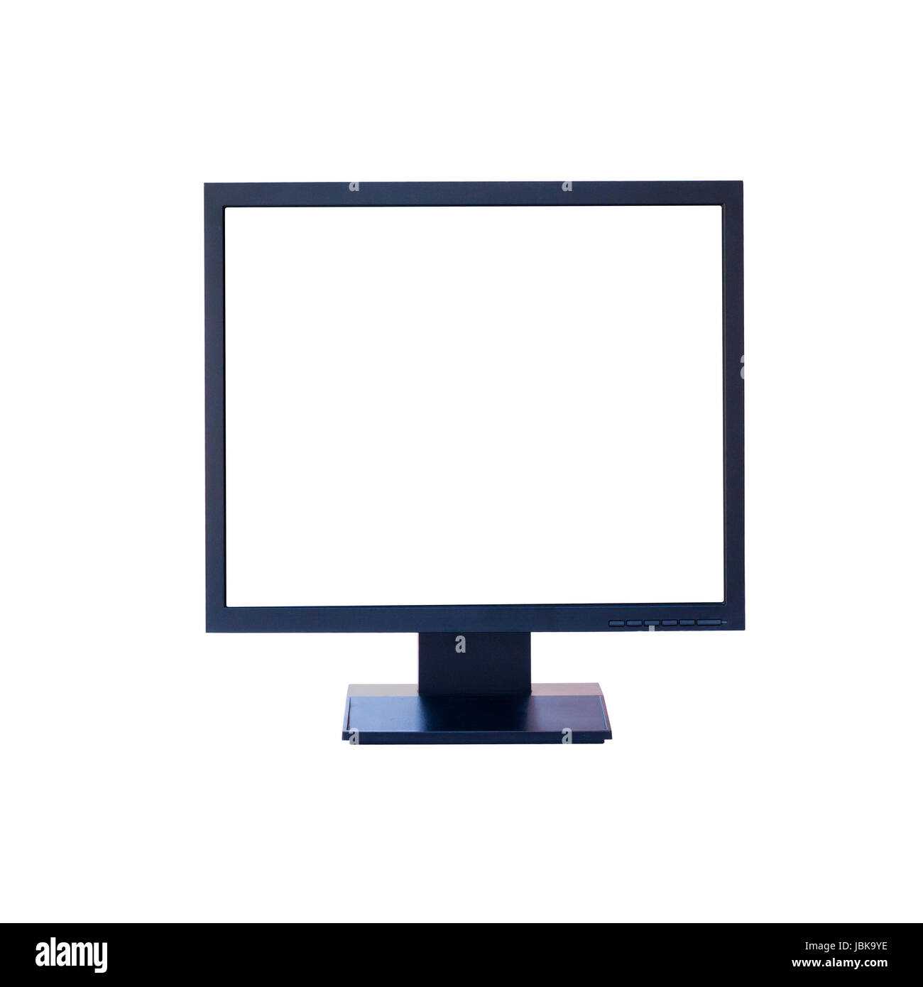 Computer monitor isolated on white background Stock Photo - Alamy