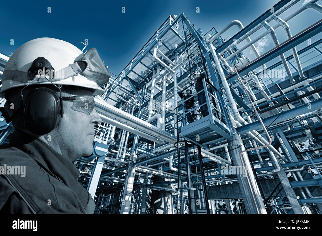 Poisonous gas factory worker hi-res stock photography and images - Alamy