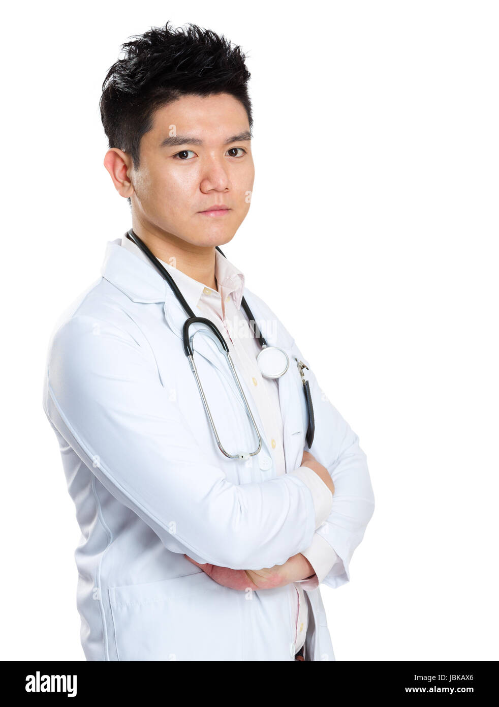 Asian male doctor portrait Stock Photo - Alamy