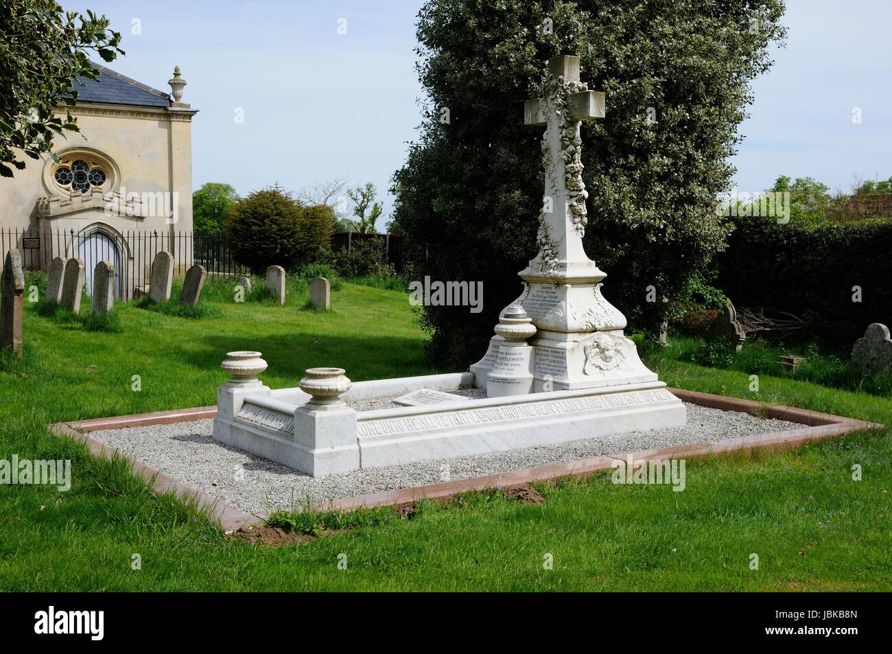 Shuttleworth family memorial, Old Warden, Bedfordshire, with a ...
