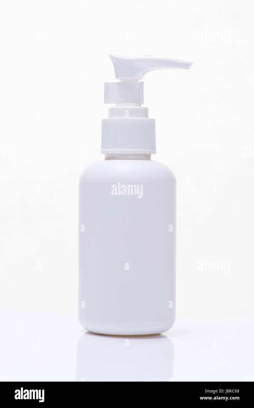 Cosmetics, Moisturizer, Bottle isolated on white Stock Photo - Alamy