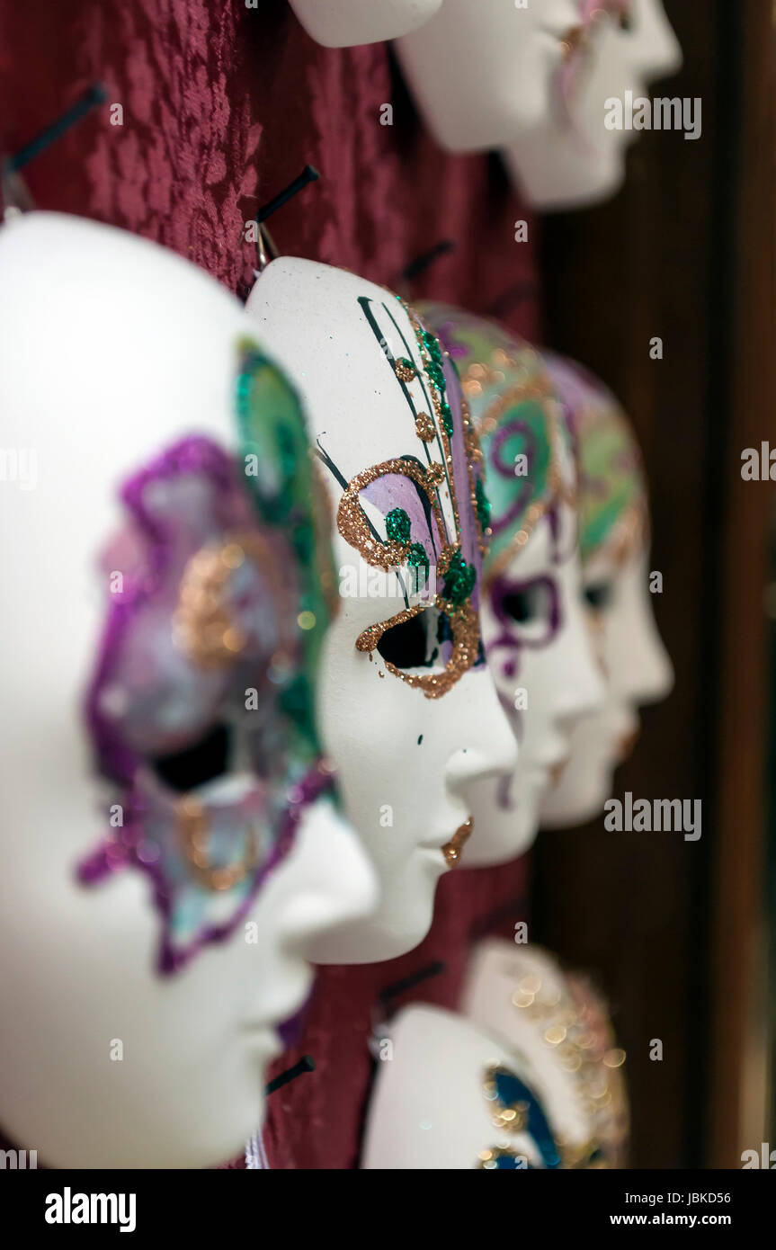 Colourful Venetian masks, Venice, Italy Stock Photo - Alamy