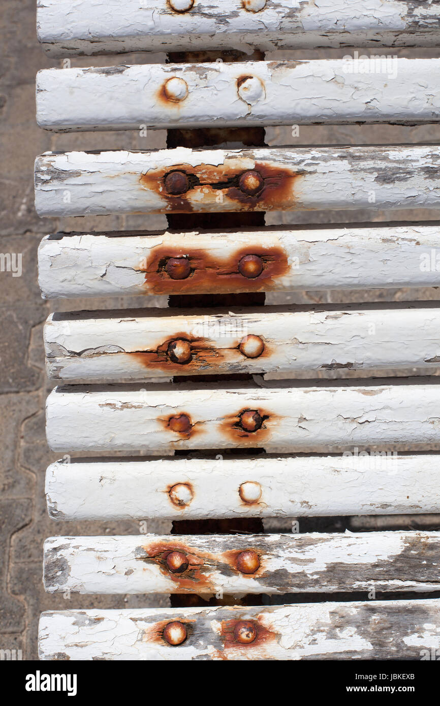 rusty park bench Stock Photo - Alamy