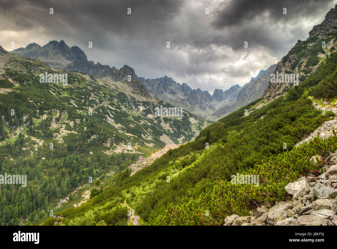 mountain landscape, High Tatras, Slovakia Stock Photo - Alamy