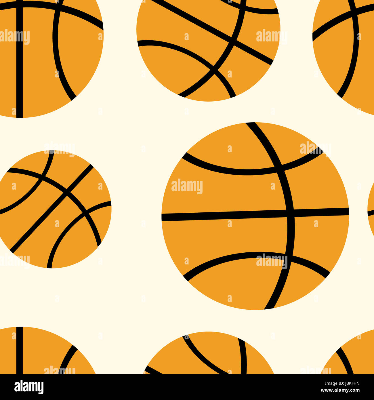basketball ball seamless pattern. Vector Stock Photo - Alamy