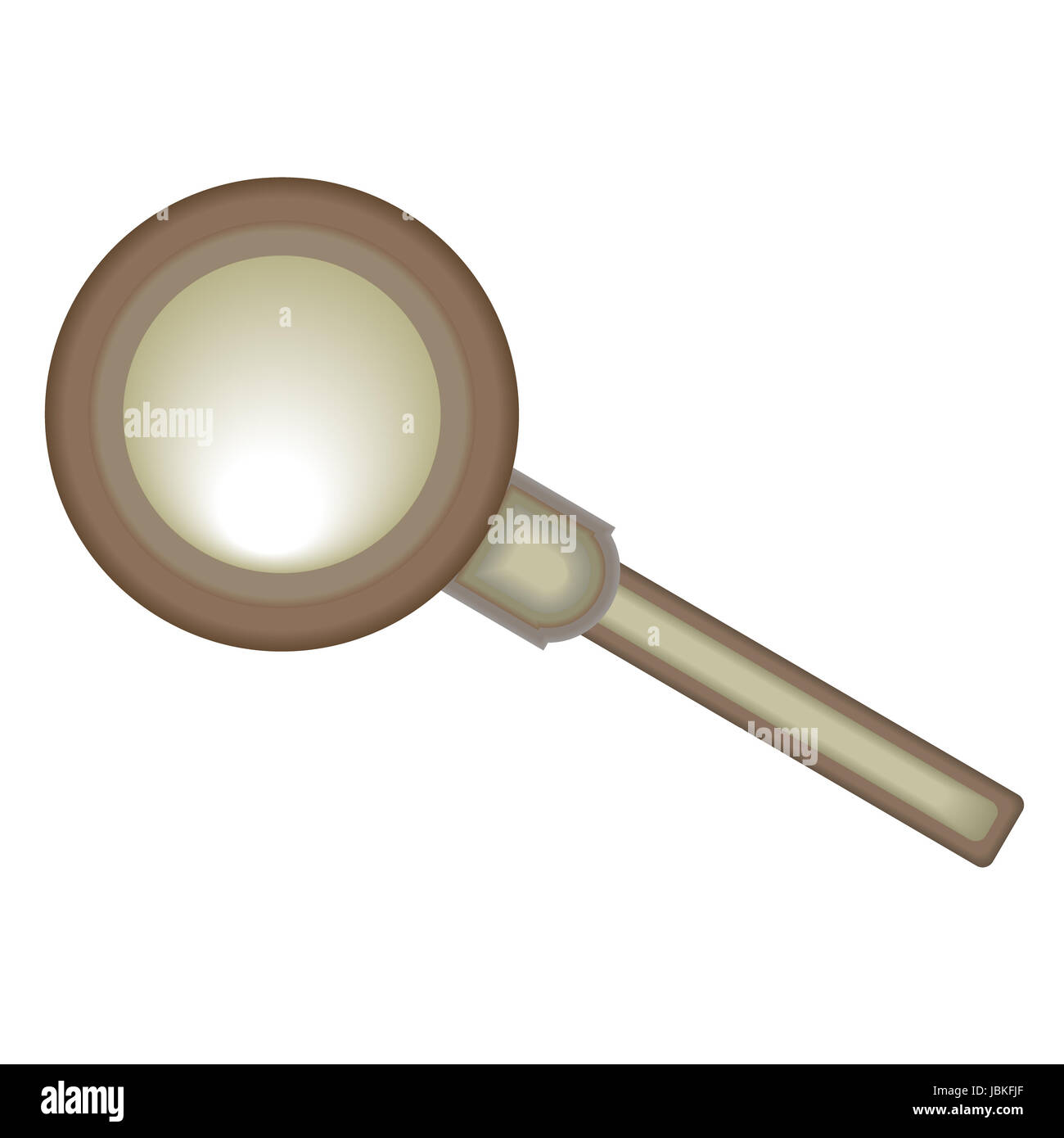vector magnifying glass Stock Photo - Alamy