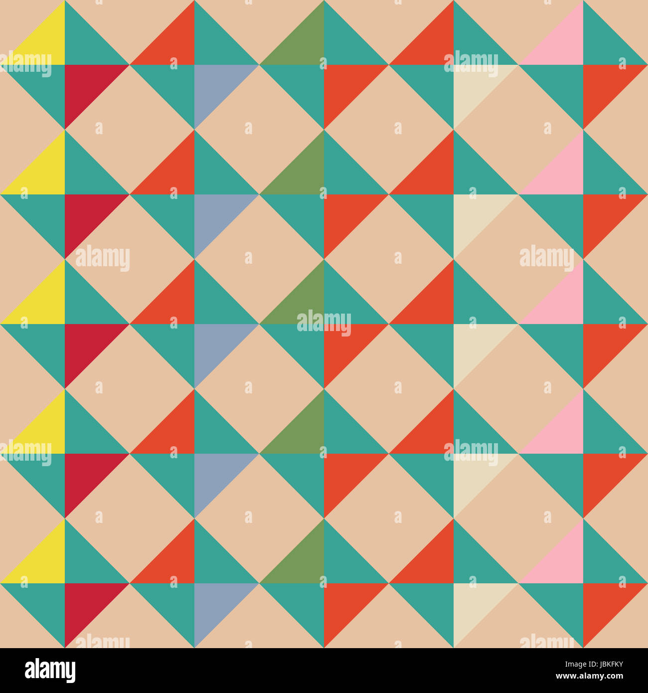 pixelized geometry seamless pattern Stock Photo - Alamy