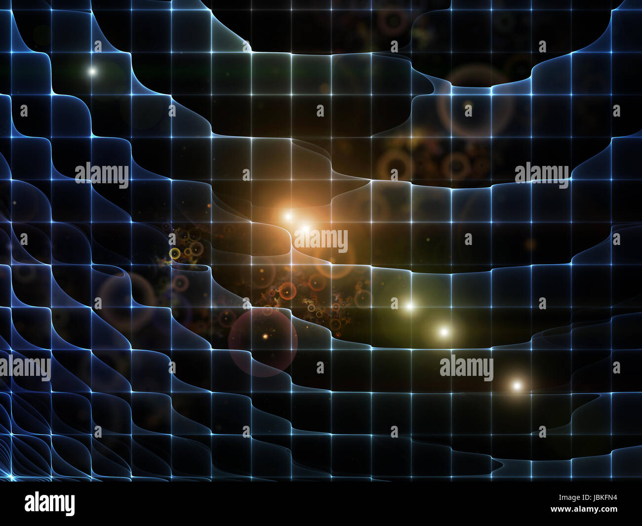 Geometry of Space series. Artistic abstraction composed of conceptual ...