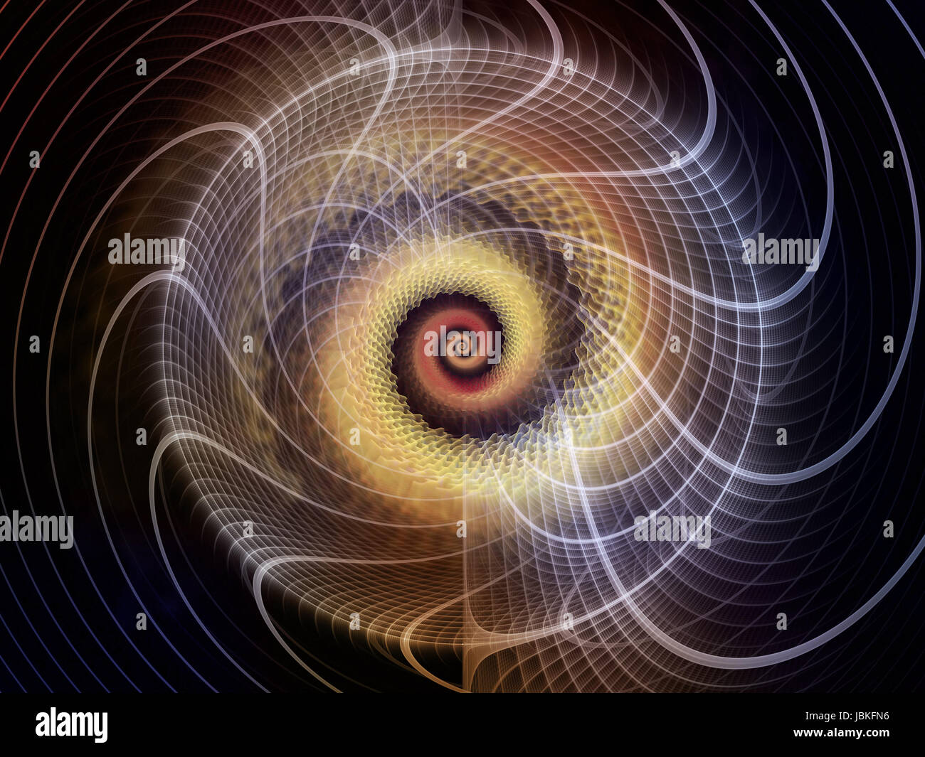 Geometry of Space series. Artistic abstraction composed of conceptual ...