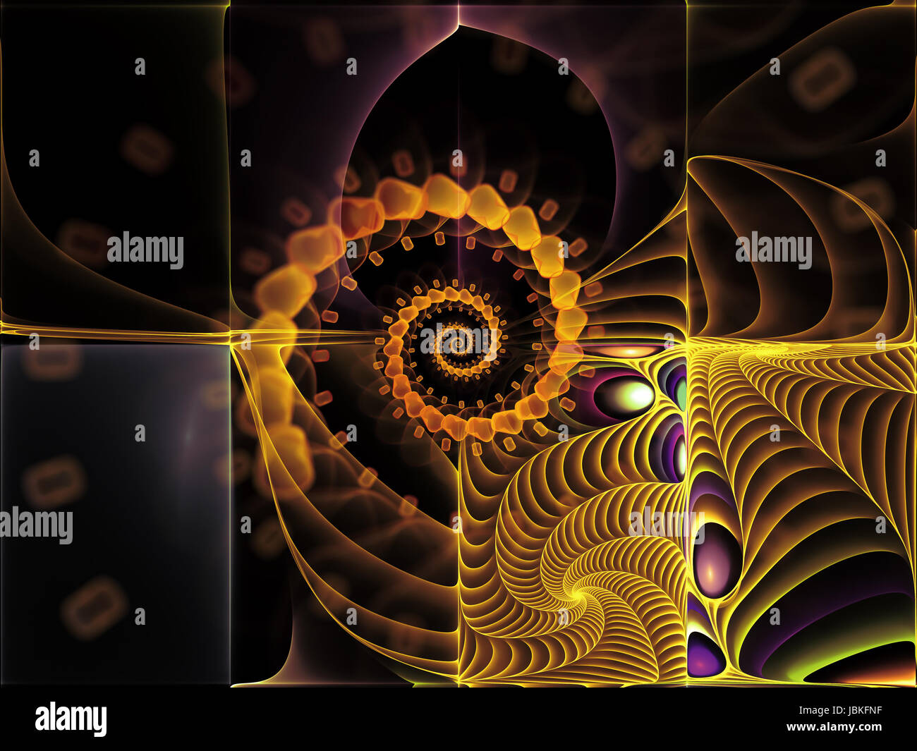 Geometry of Space series. Creative arrangement of conceptual grids ...