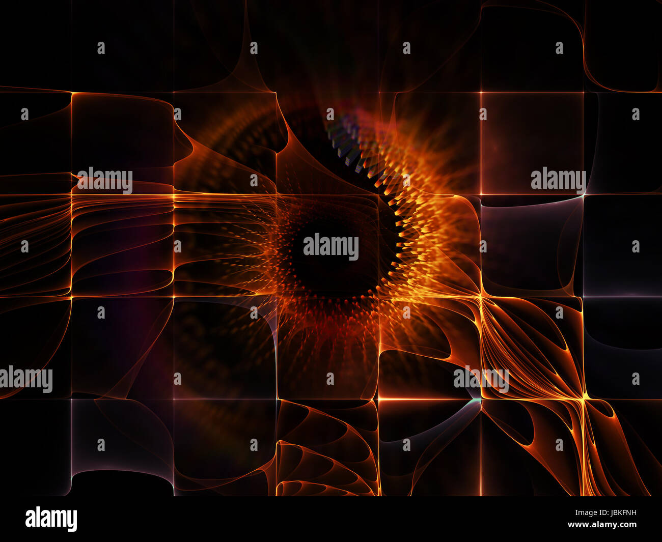 Geometry of Space series. Creative arrangement of conceptual grids ...