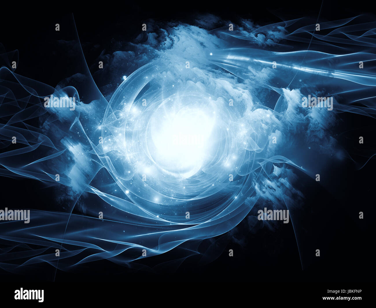 Space Vortex series. Artistic abstraction composed of translucent ...