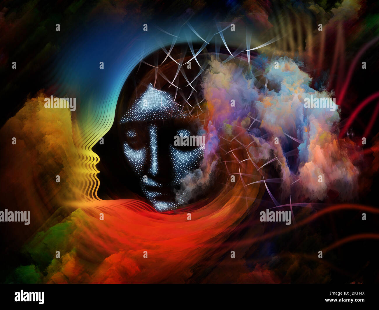 Geometry of the Soul series two. Interplay of human profile and ...