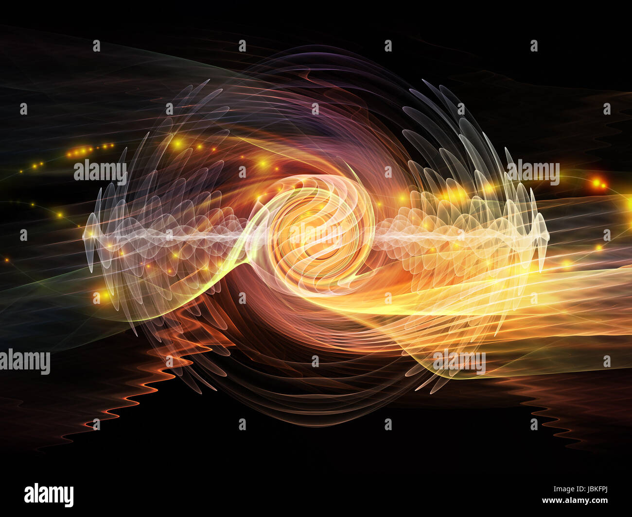 Atomic series. Interplay of lights and fractal elements on the subject ...