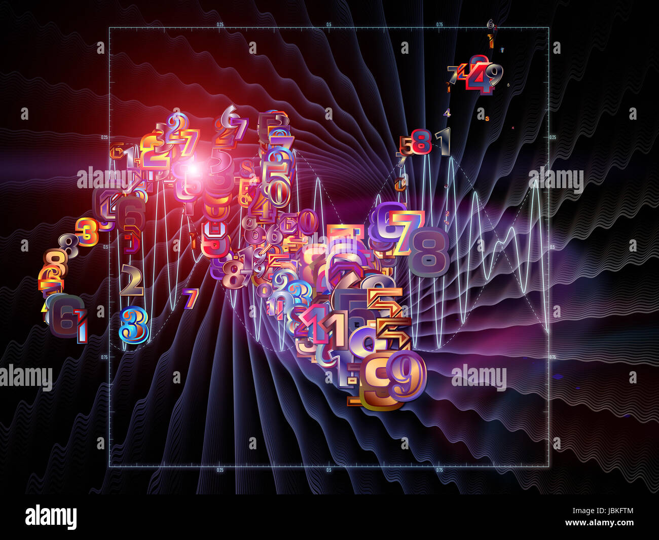 Strange Geometry series. Creative arrangement of line drawing, math and ...