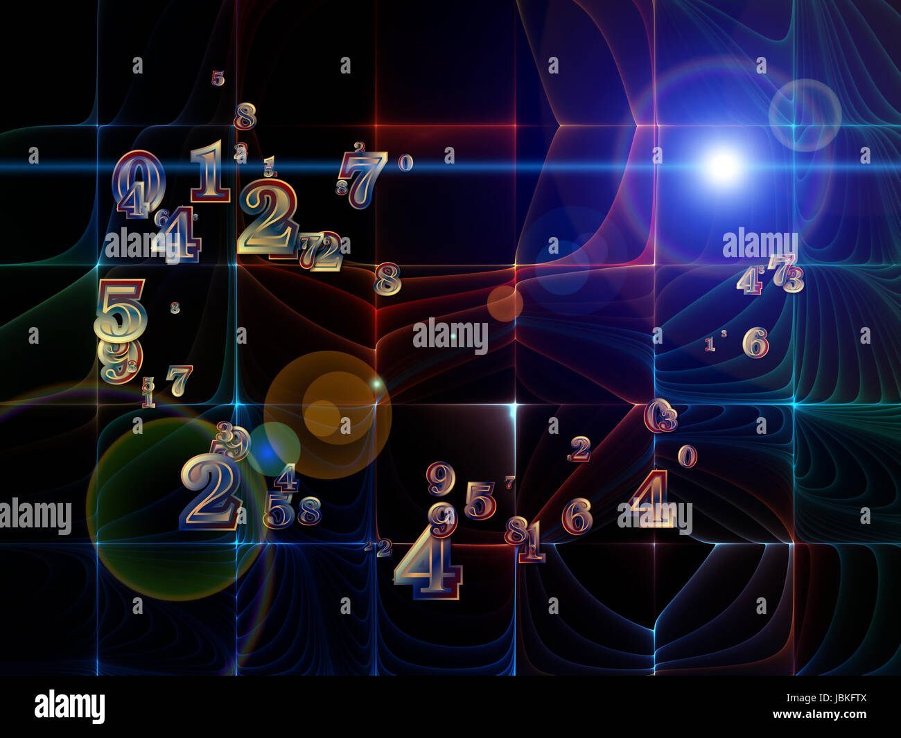 Strange Geometry series. Design made of line drawing, math and geometry ...