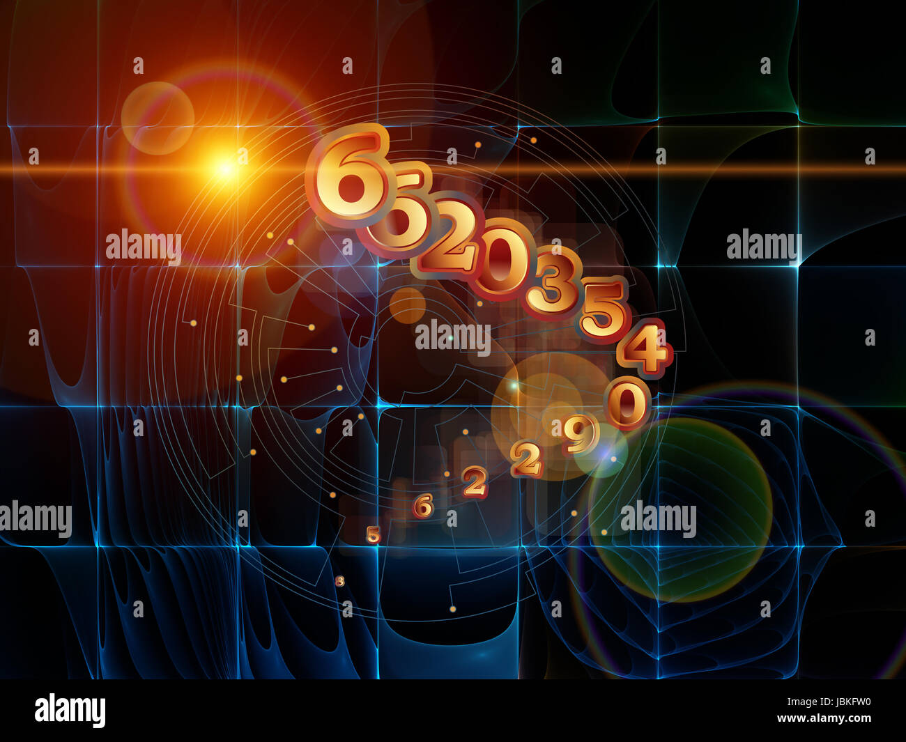 Strange Geometry series. Abstract composition of line drawing, math and ...