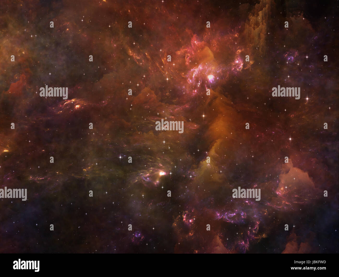Deep Space series. Background design of nebula, stars and colors on the ...