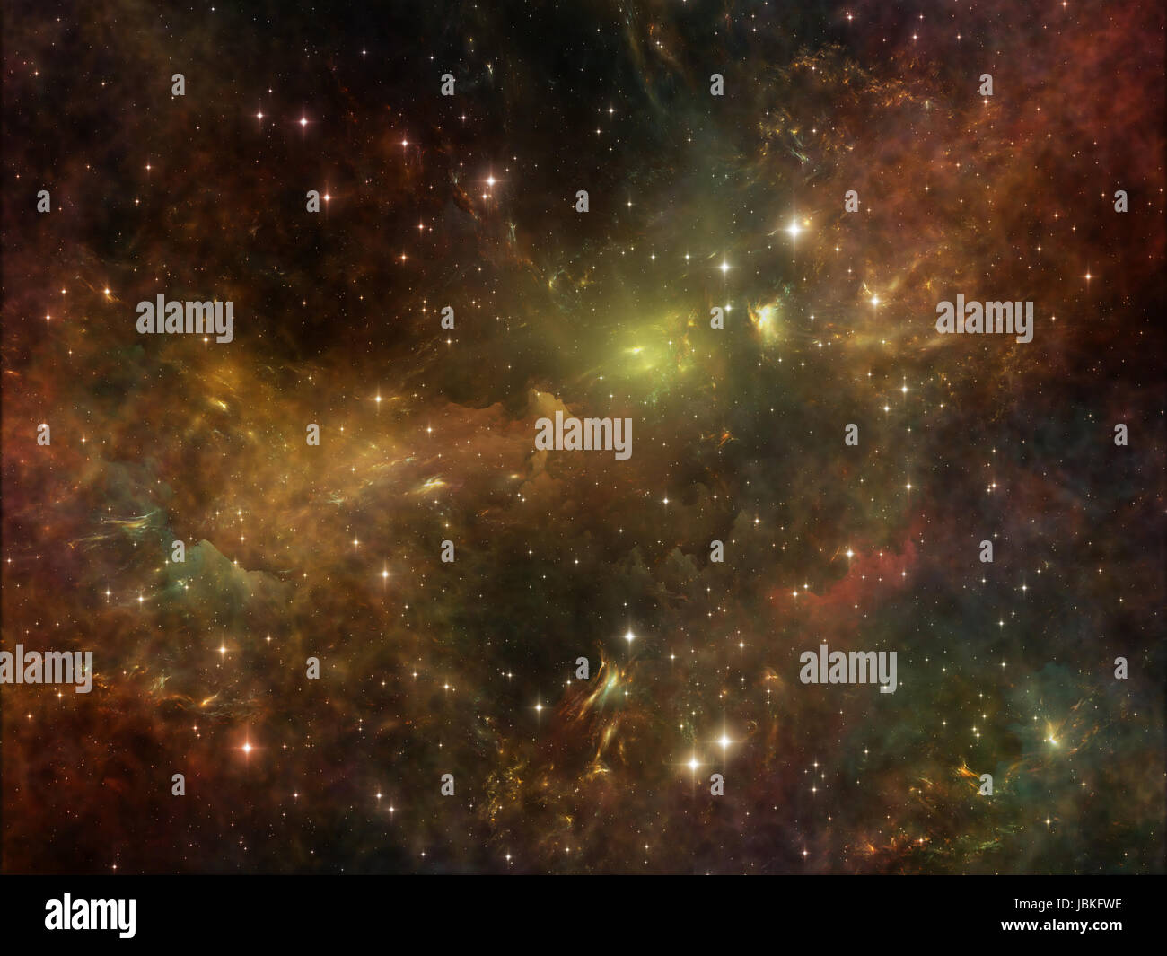 Deep Space series. Background design of nebula, stars and colors on the ...