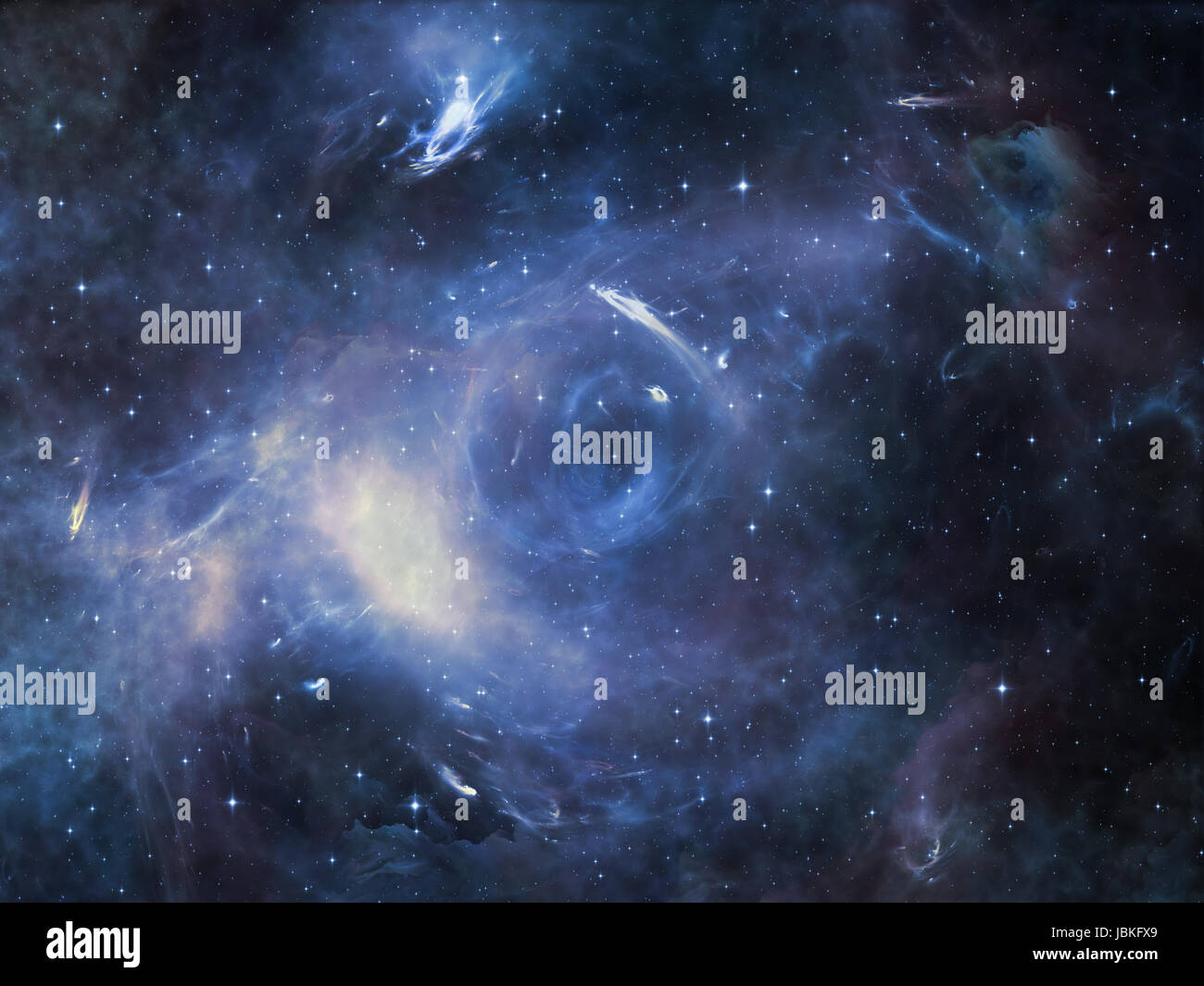 Deep Space series. Artistic background made of nebula, stars and colors ...