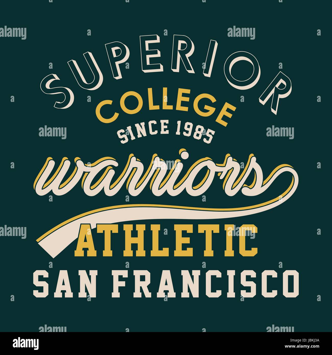 Design alphabet superior college Stock Vector Image & Art - Alamy