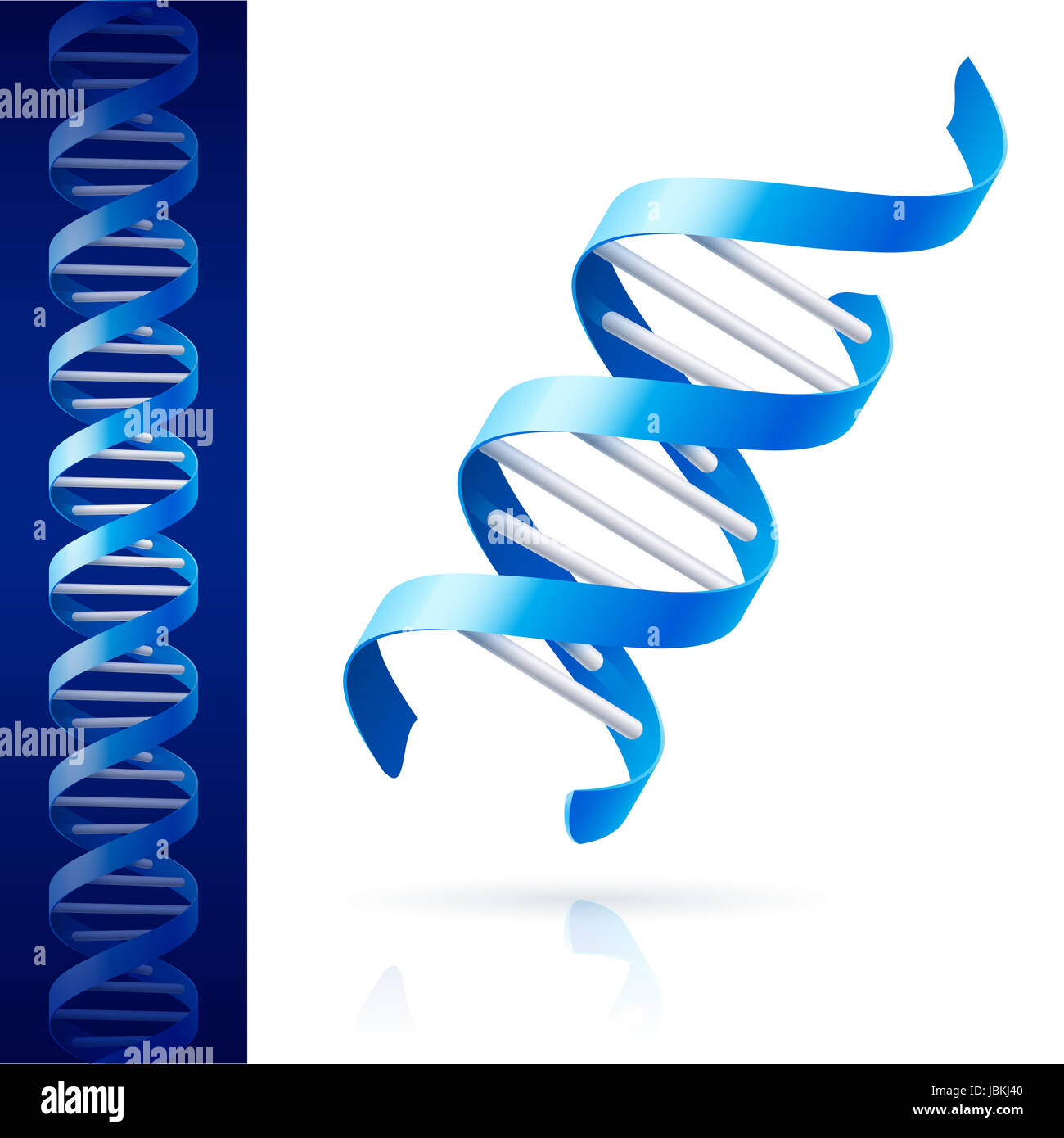 Blue DNA background. Science or medicine concept Stock Photo - Alamy