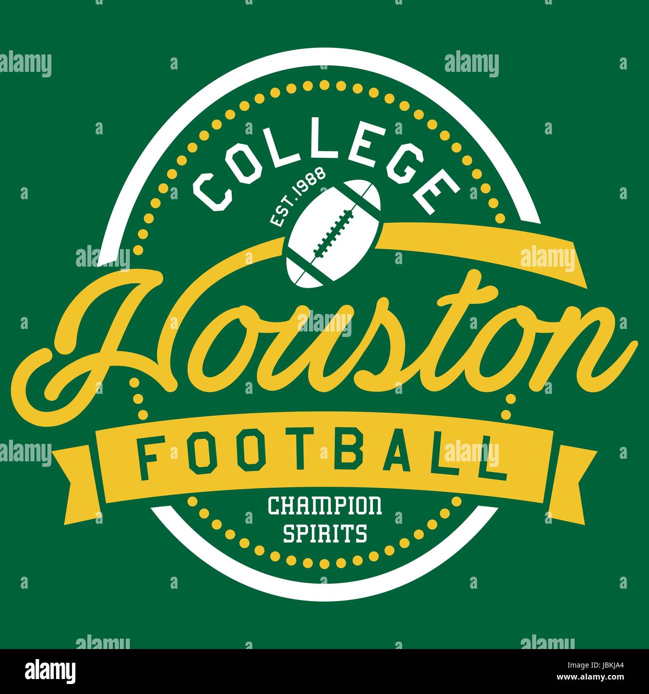 Design alphabet college houston Stock Vector Image & Art - Alamy