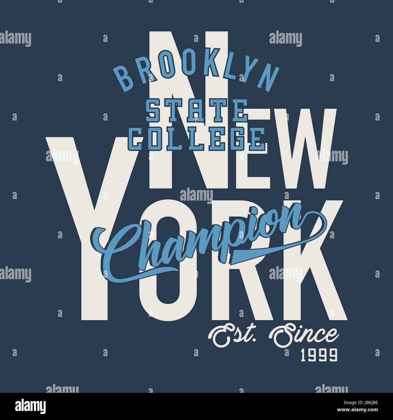 Design alphabet brooklyn state Stock Vector Image & Art - Alamy