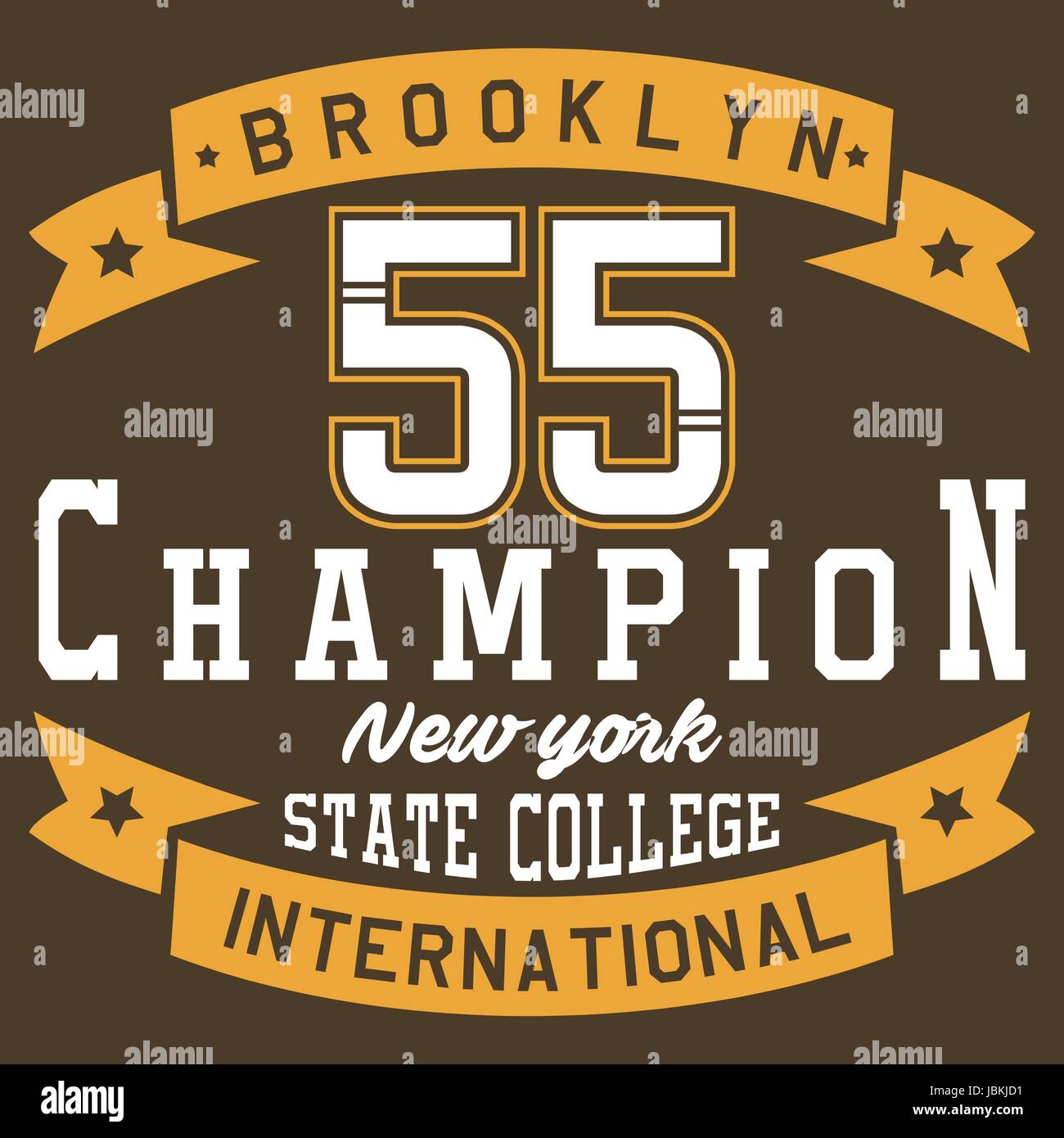 Design alphabet brooklyn champion Stock Vector Image & Art - Alamy
