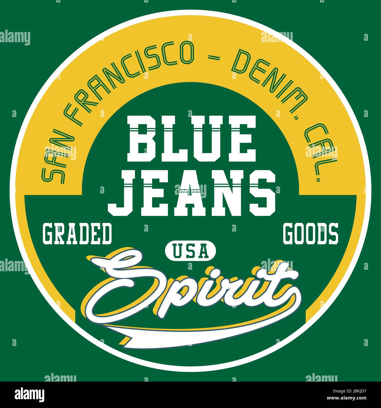 Design alphabet blue jeans Stock Vector Image & Art - Alamy