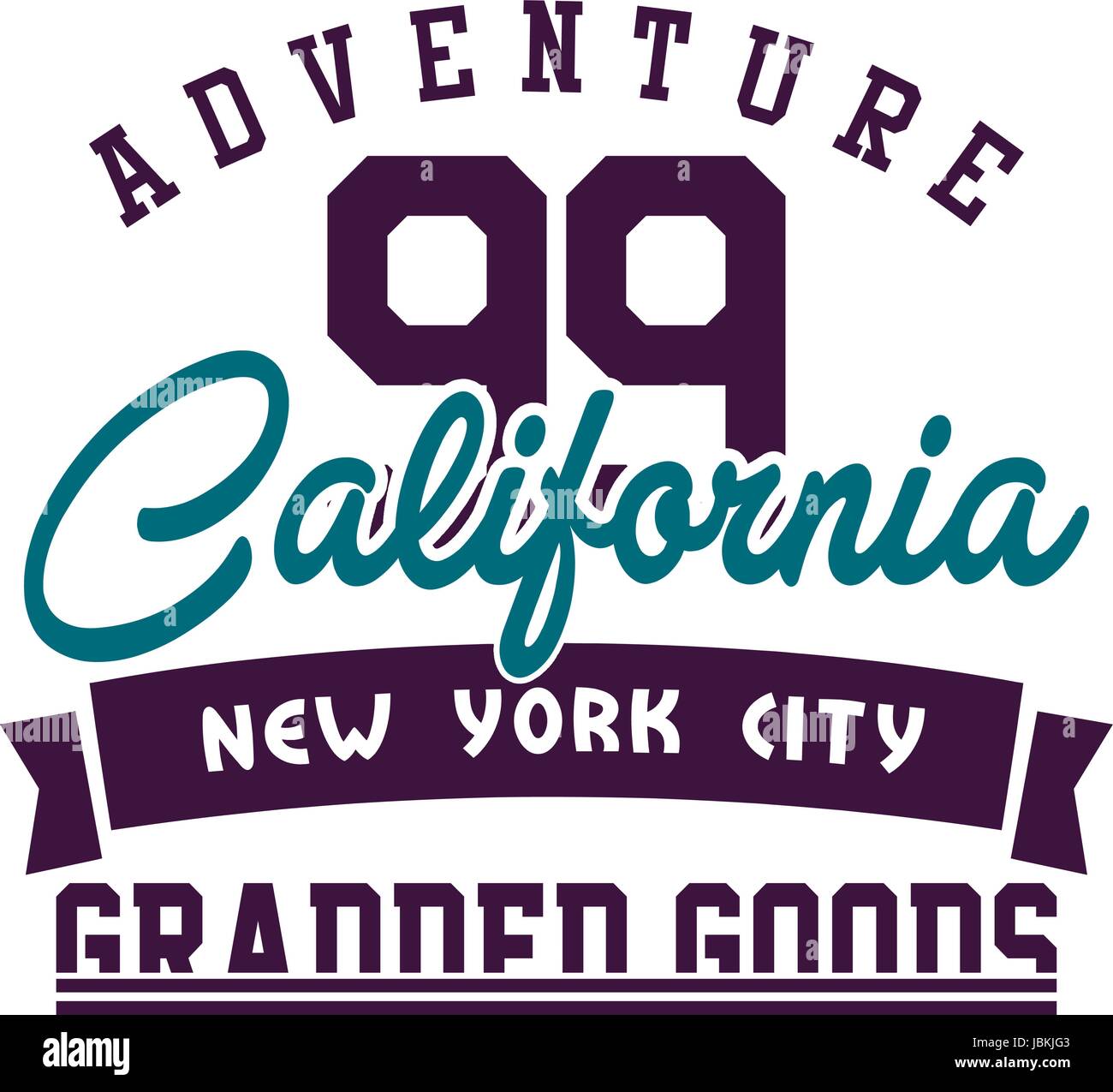 Design alphabet adventure california Stock Vector Image & Art - Alamy