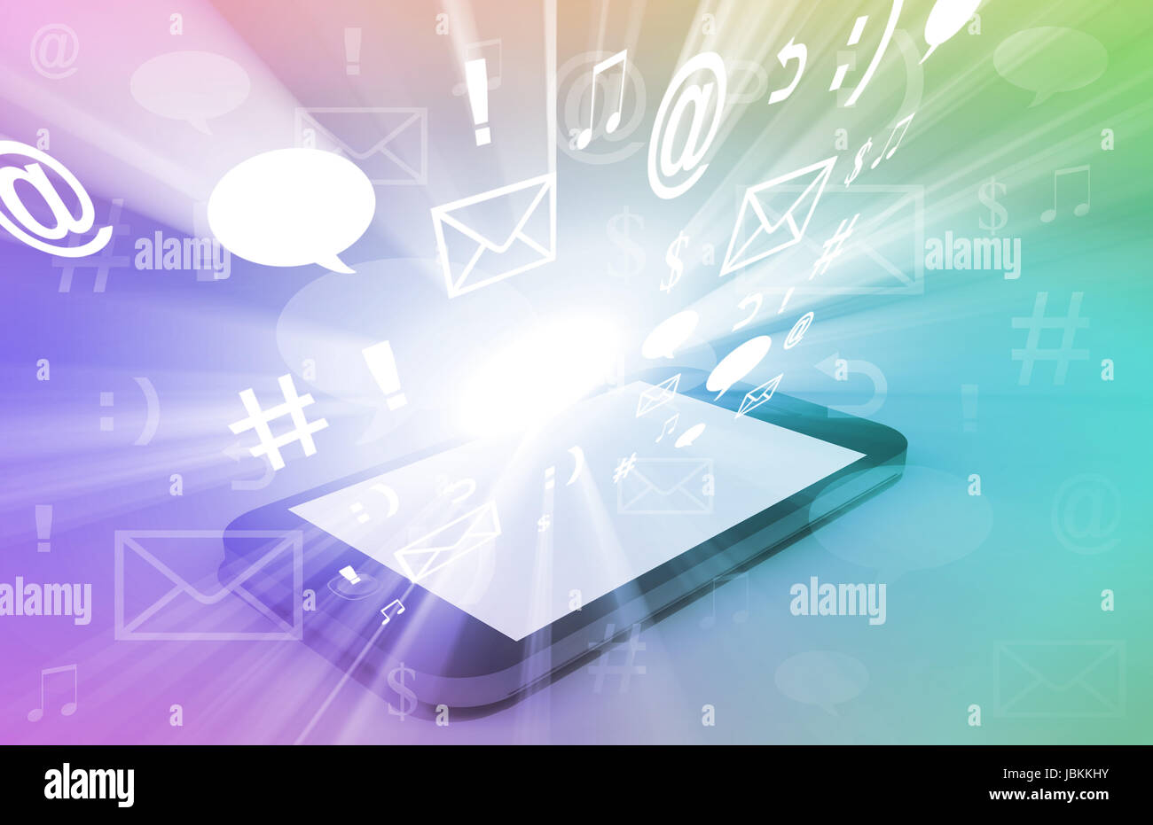 Smartphone Apps and Multimedia Content as Concept Stock Photo - Alamy
