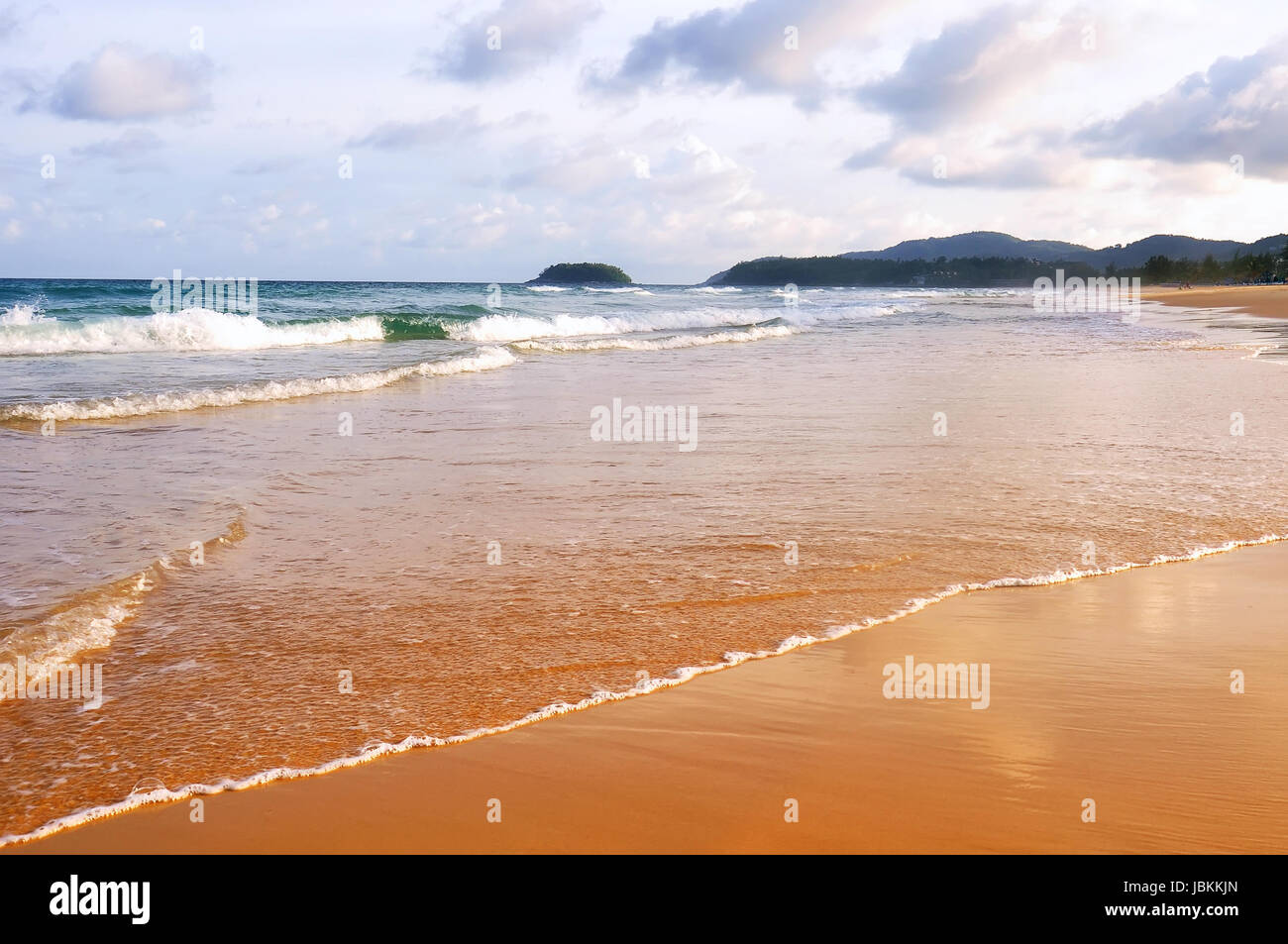 beautiful beach and tropical sea, indian ocean Stock Photo - Alamy