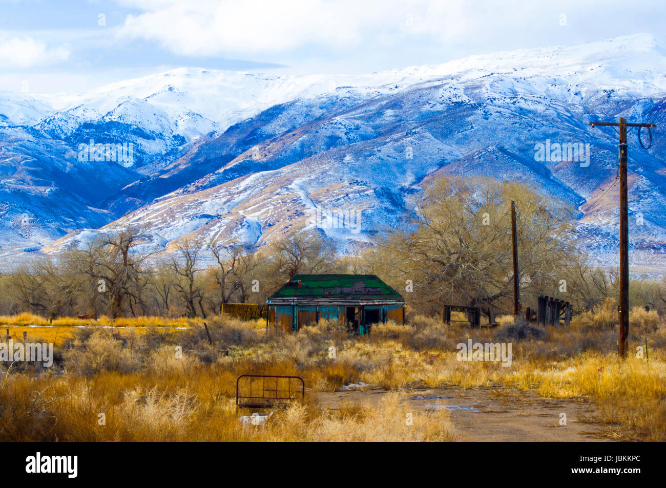 Farm house Nevada Stock Photo - Alamy