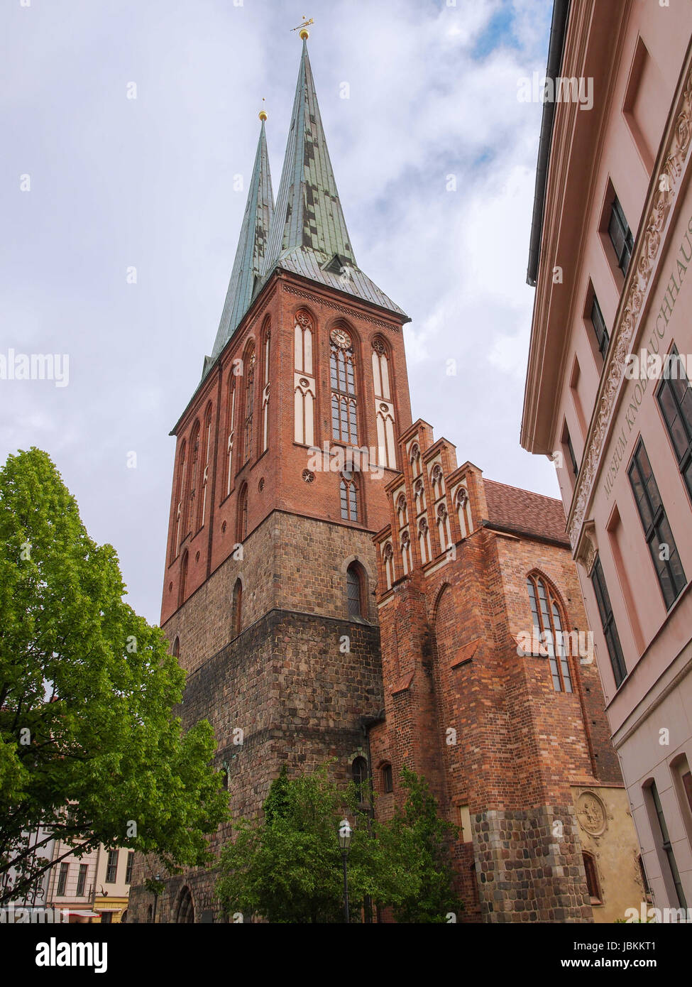 Nikolaikirche St Nicholas oldest church in Berlin Germany Stock Photo ...