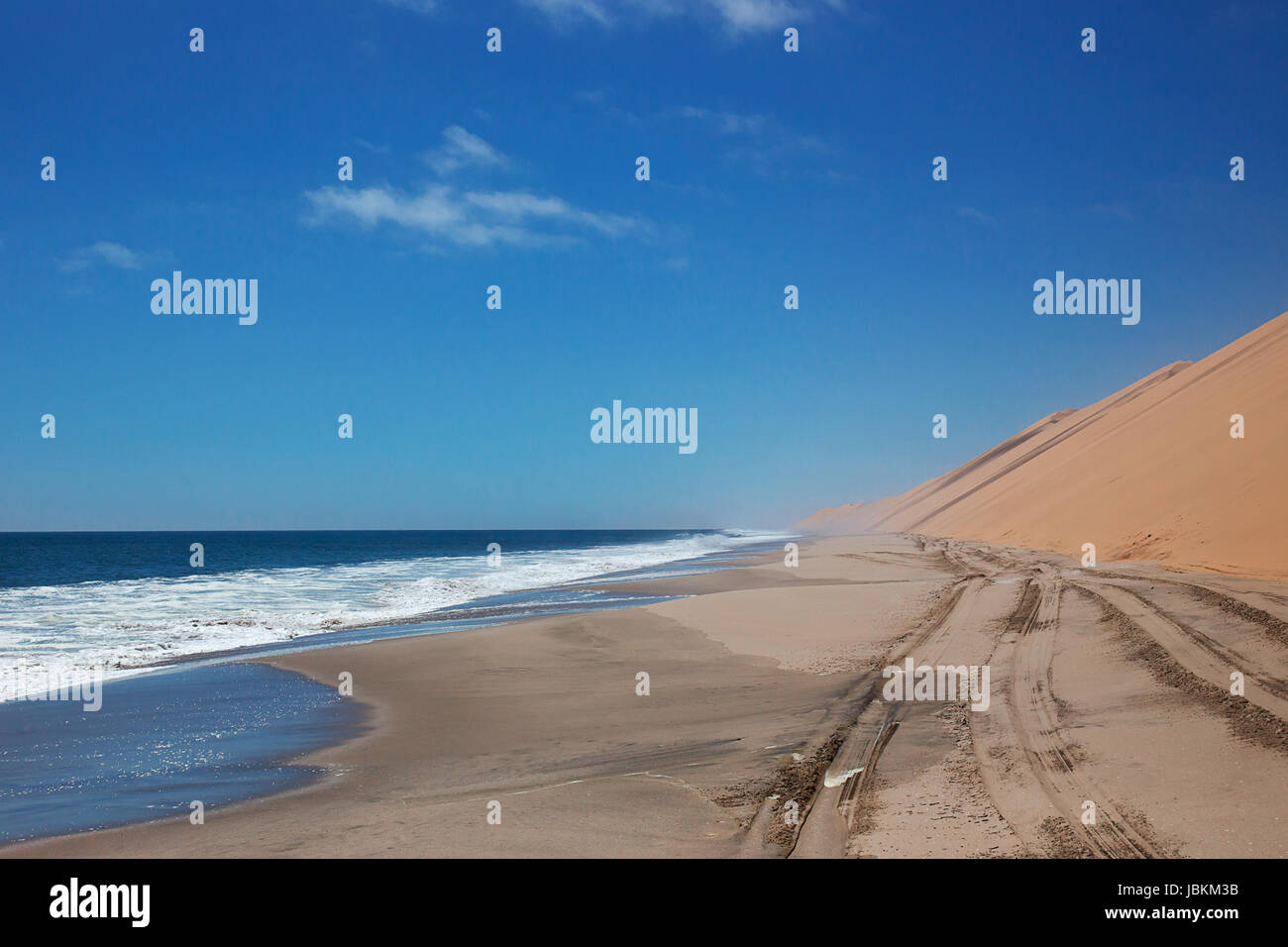 at the namibian atlantic coast Stock Photo - Alamy