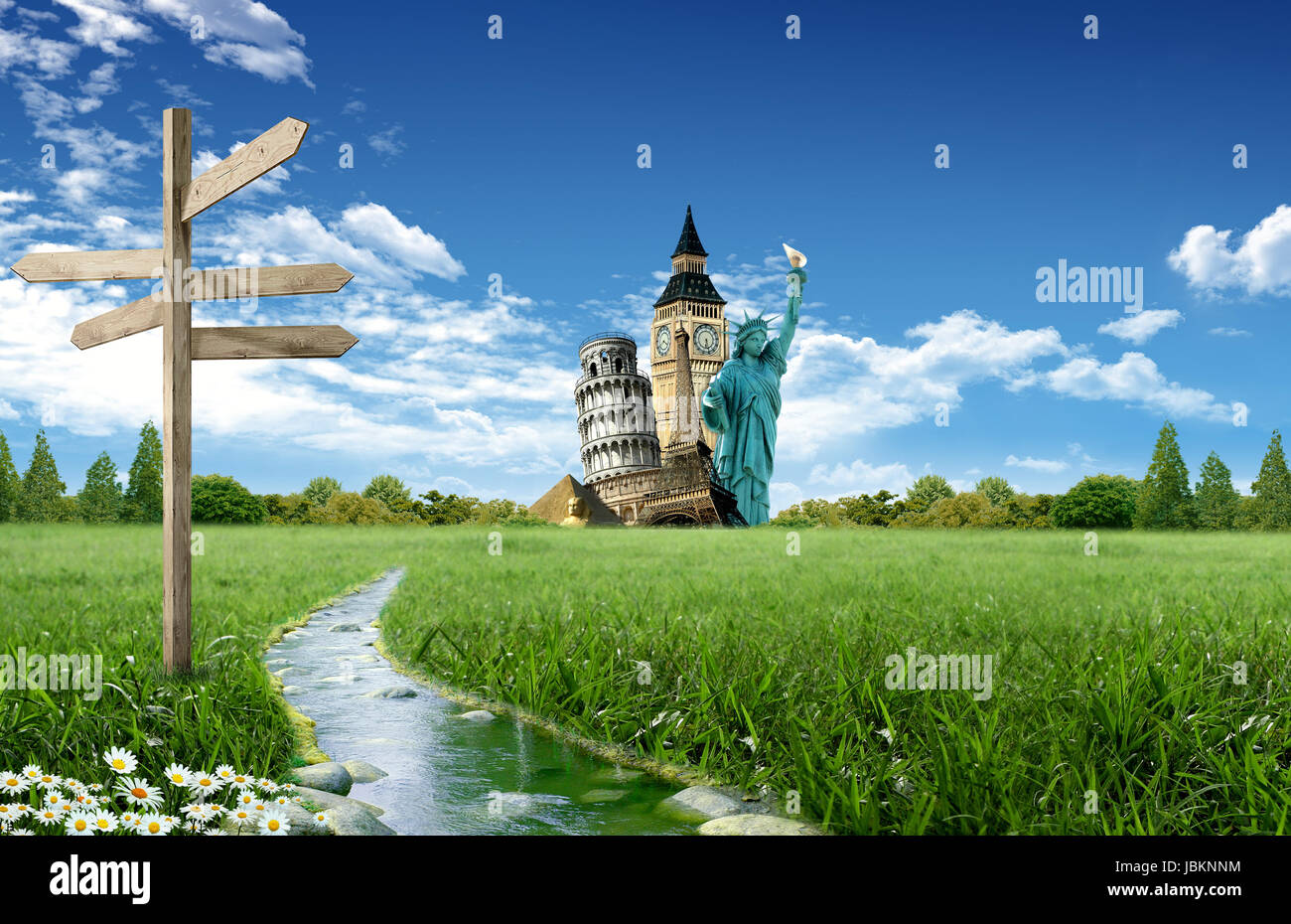 Travel around the world: the historic monuments in the rural landscape ...