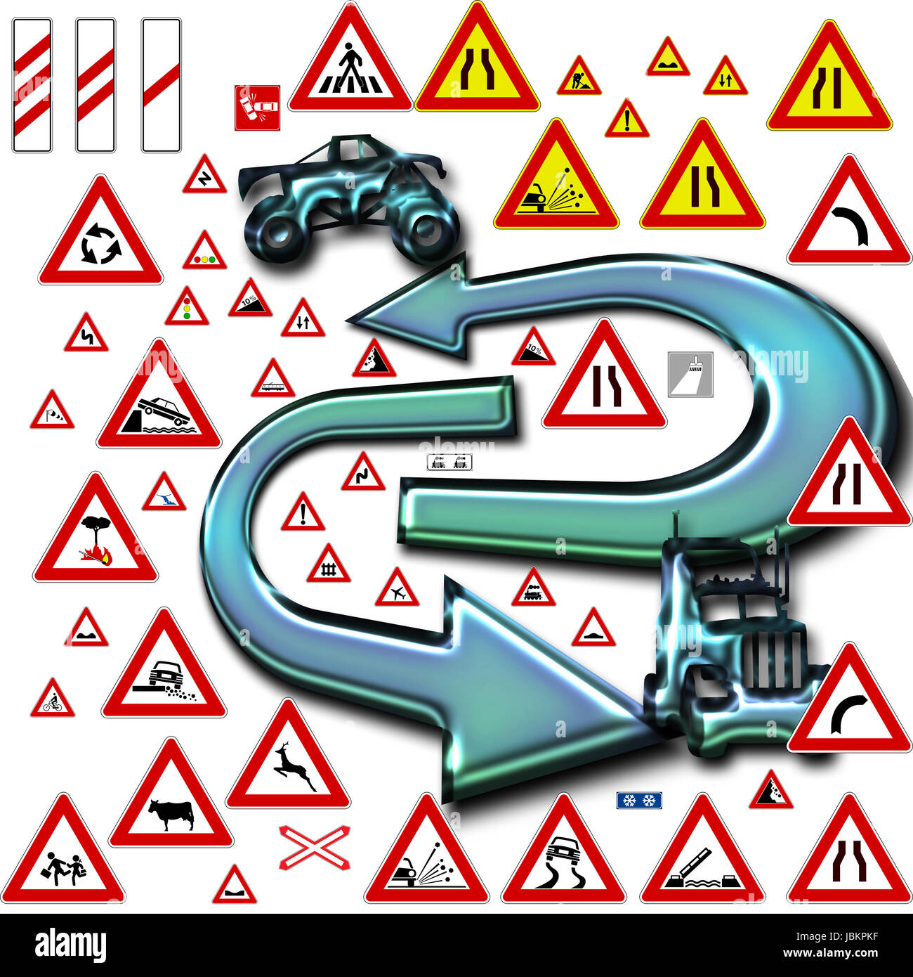 Car collision with traffic signals hi-res stock photography and images ...